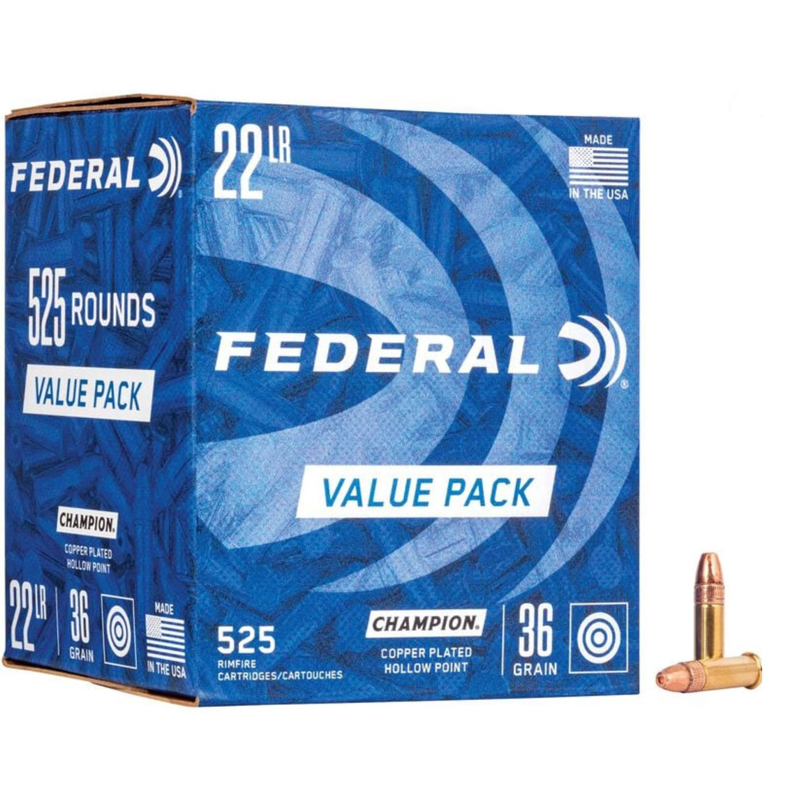 Federal® Champion .22LR Value Pack - .22 Long Rifle - 36 grain - Copper ...